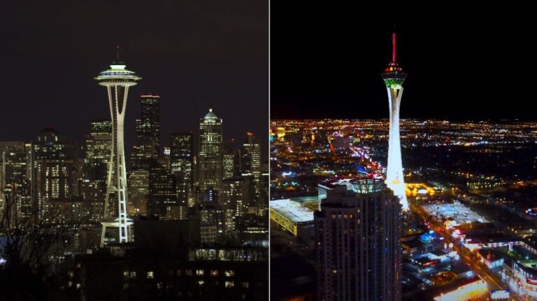Space Needle vs. Stratosphere: Which Tower is Bigger?
