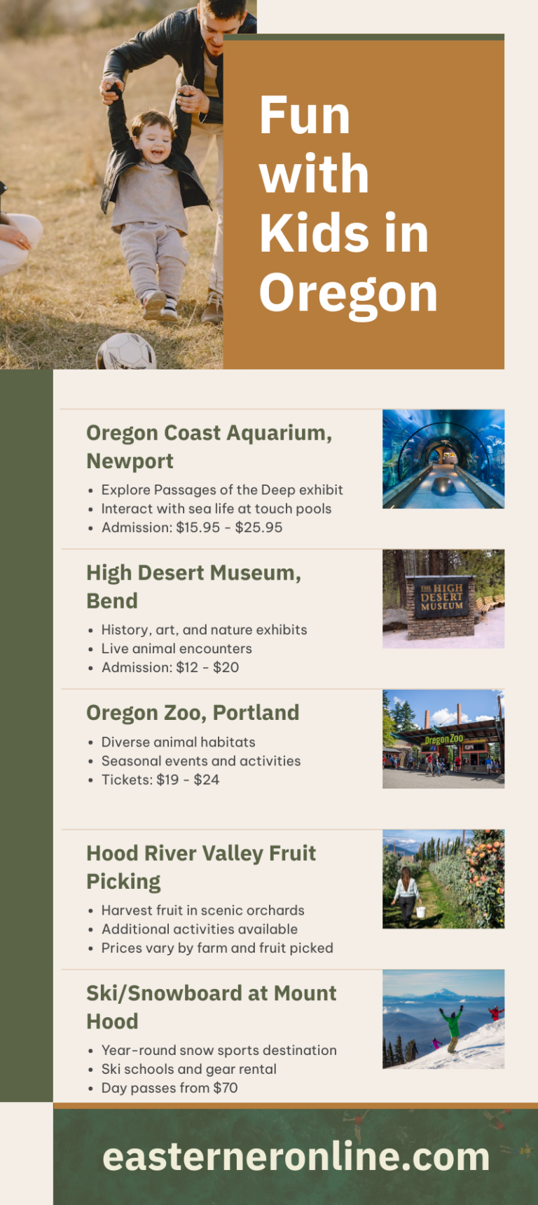 10 Things to Do with Kids & Teens in Oregon 2024 - Fun for the Whole Family